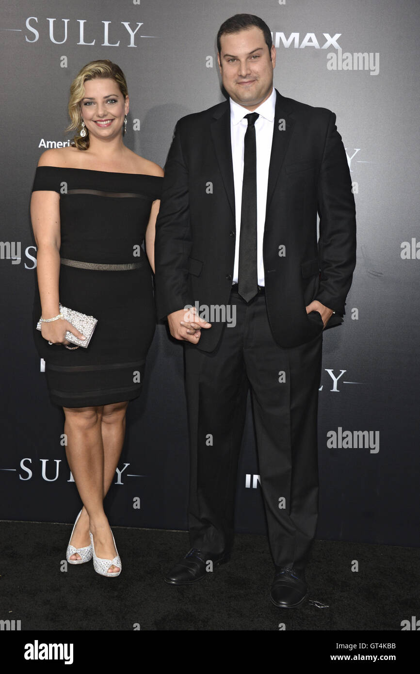 New York City. 6th Sep, 2016. Jennifer Bronstein and Max Adler attend ...