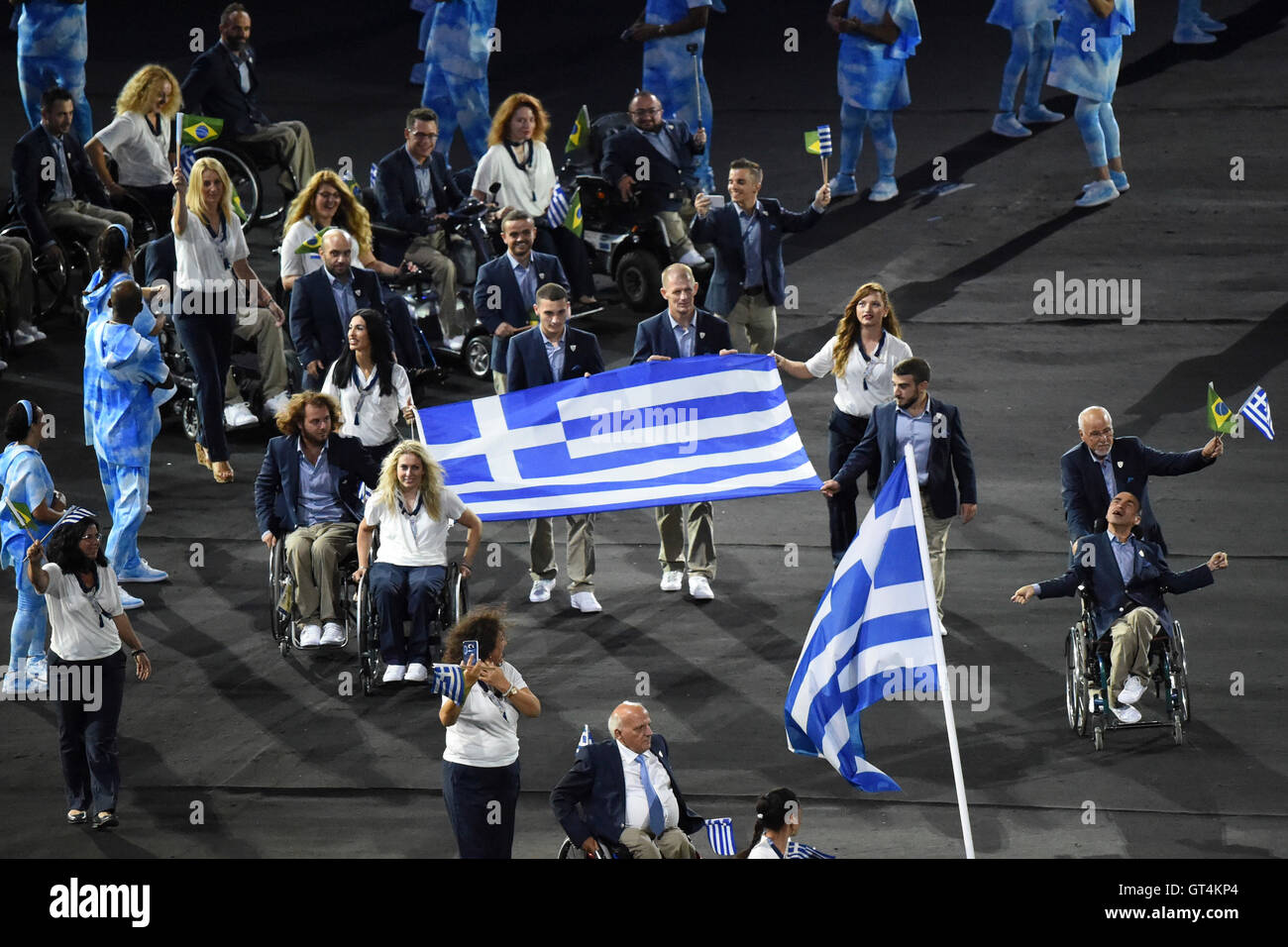 RIO DE JANEIRO, RJ - 07.09.2016: OPENING PARALIMPÍADA 2016 - Entry of ...