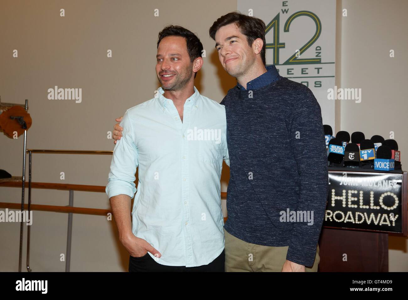 Nick Kroll, John Mulaney at a public appearance for OH, HELLO on ...