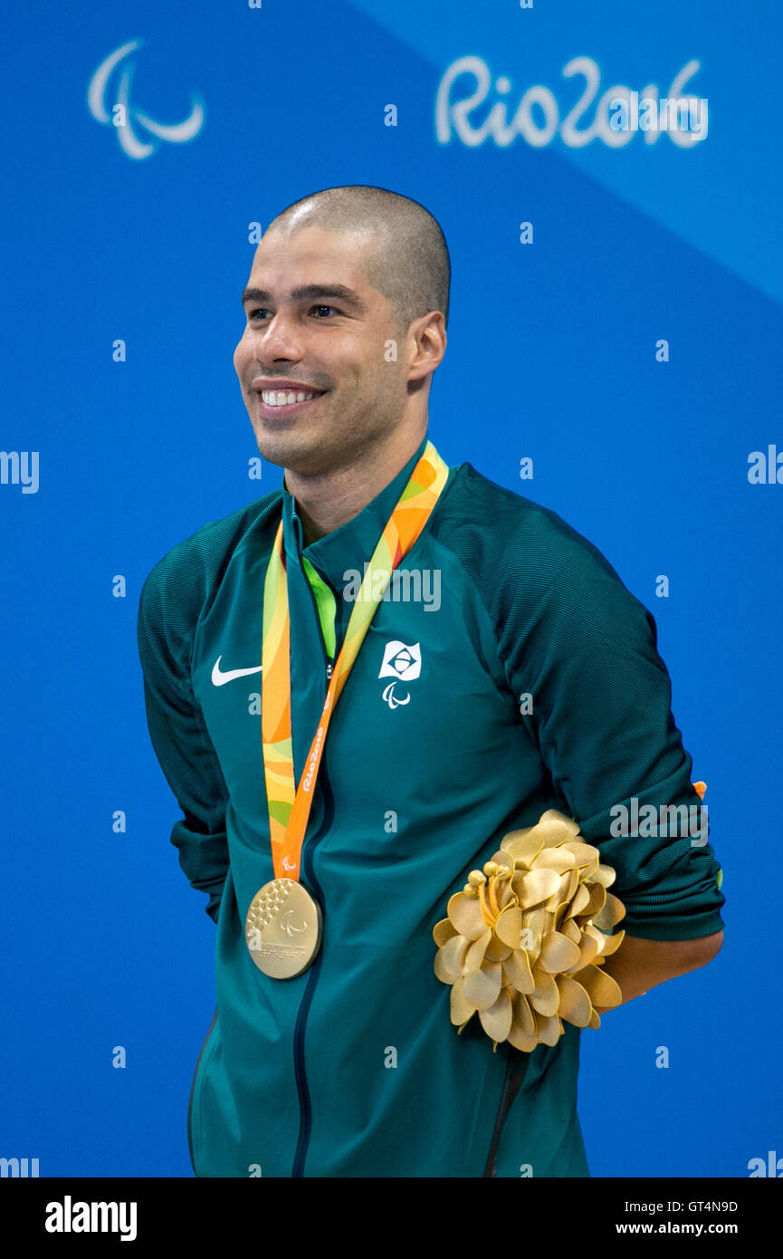 Rio De Janeiro, Brazil. 08th Sep, 2016. Daniel DIAS (BRA) is the gold ...