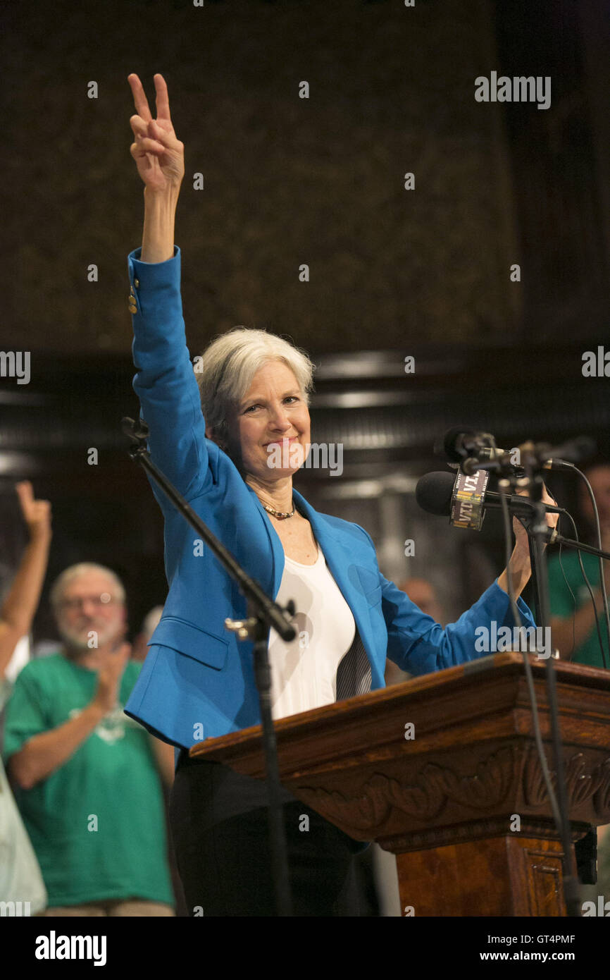 Chicago, Illinois, USA. 8th Sep, 2016. Presidential candidate Dr. Jill ...