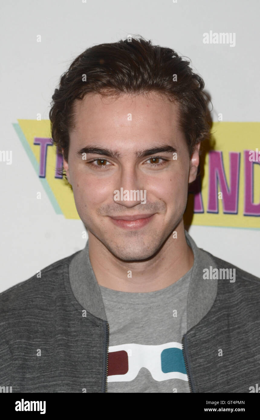 Los Angeles, Ca, USA. 8th Sep, 2016. Ryan McCartan at "The Standoff ...