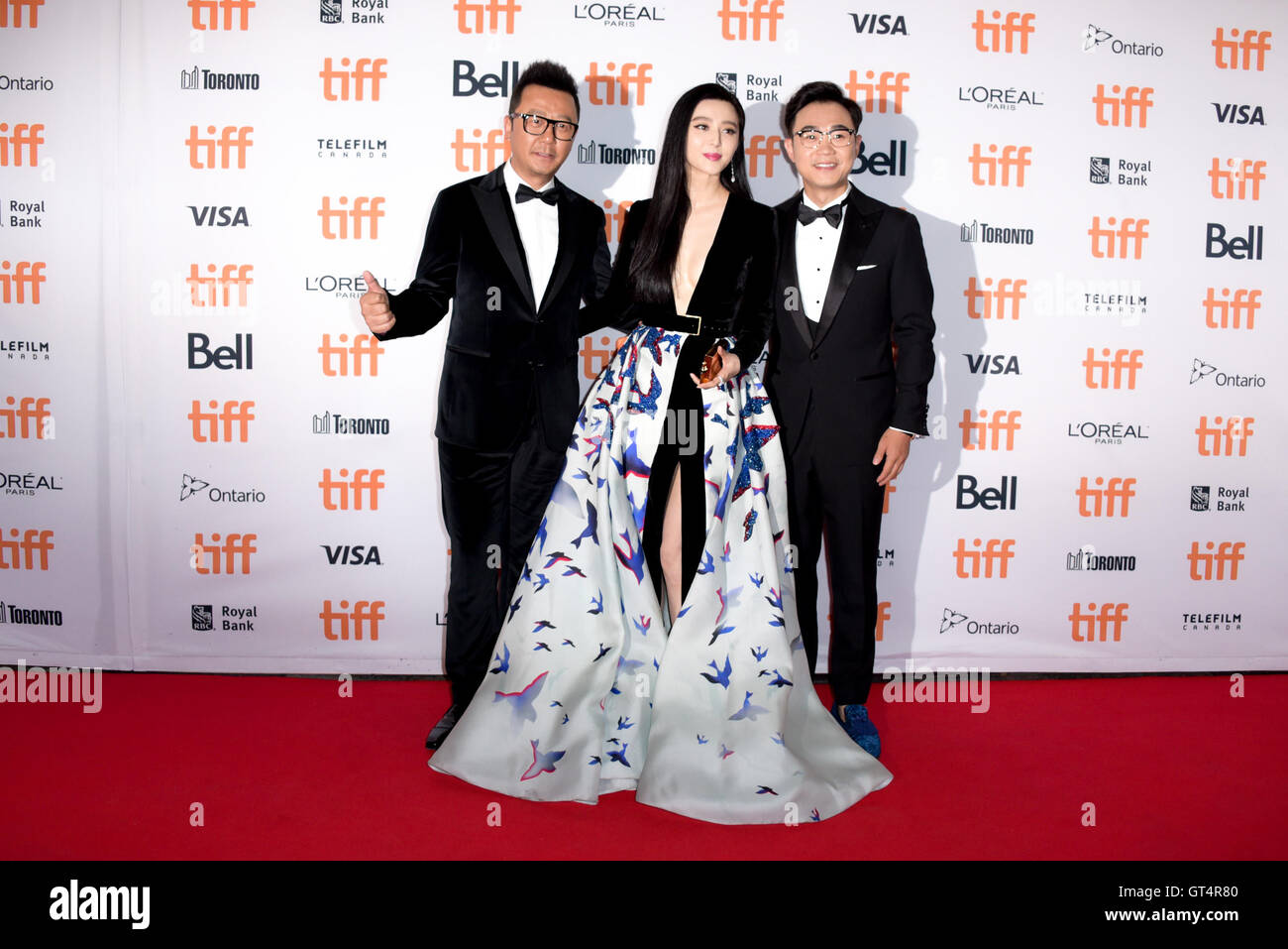 Toronto, Ontario, Canada. 8th Sep, 2016. (L-R) Actors GUO TAO, FAN ...