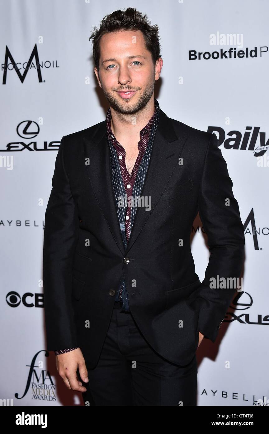 New York, NY, USA. 8th Sep, 2016. Derek Blasberg at arrivals for Daily Front Row's Fourth Annual ...
