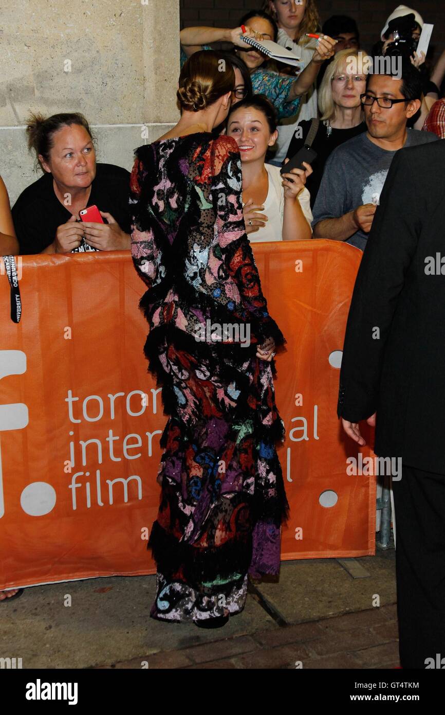 Toronto, ON. 8th Sep, 2016. Brie Larson, Fans at arrivals for FREE FIRE ...