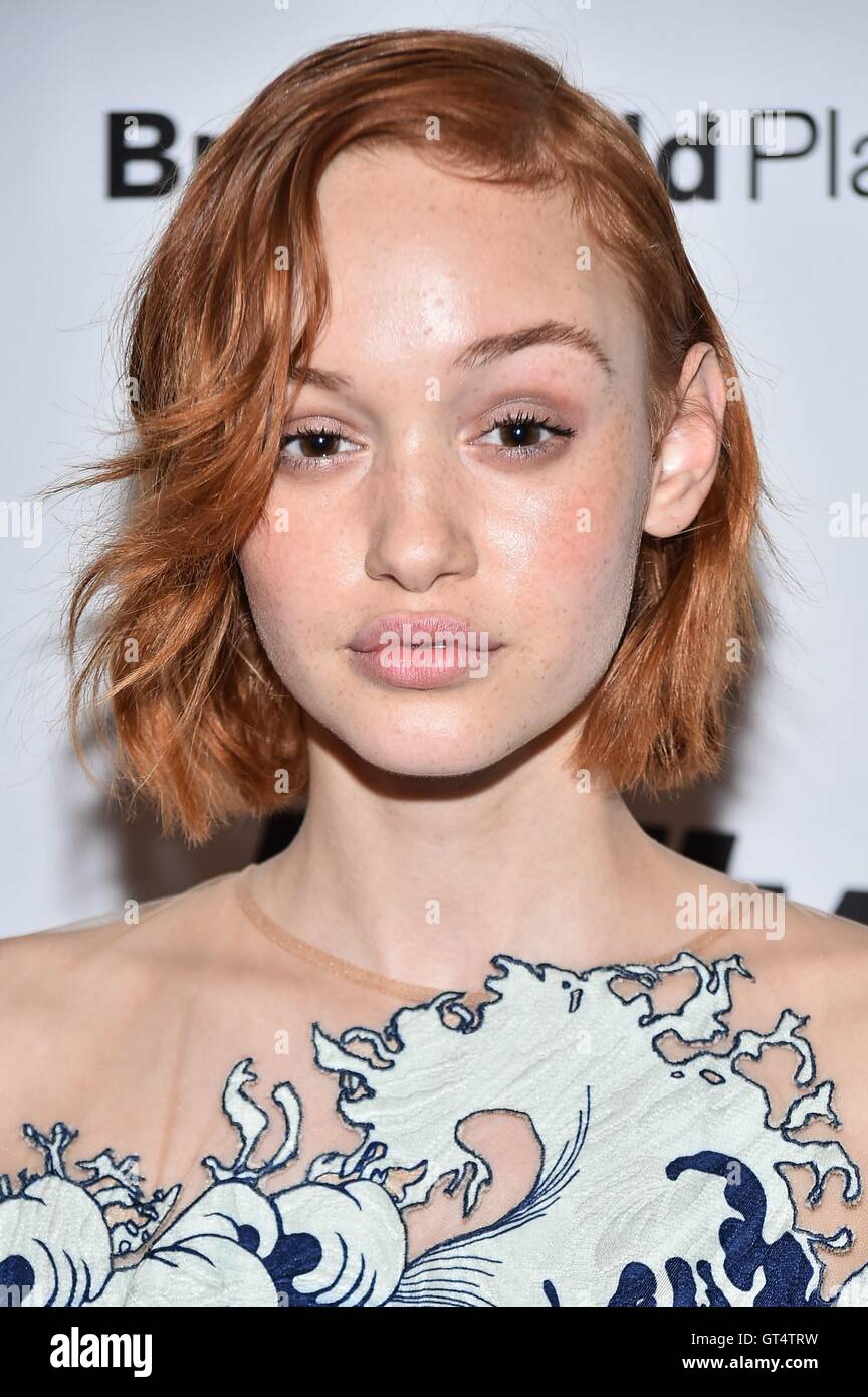 New York, NY, USA. 8th Sep, 2016. Rhiannon McConnell at arrivals for ...