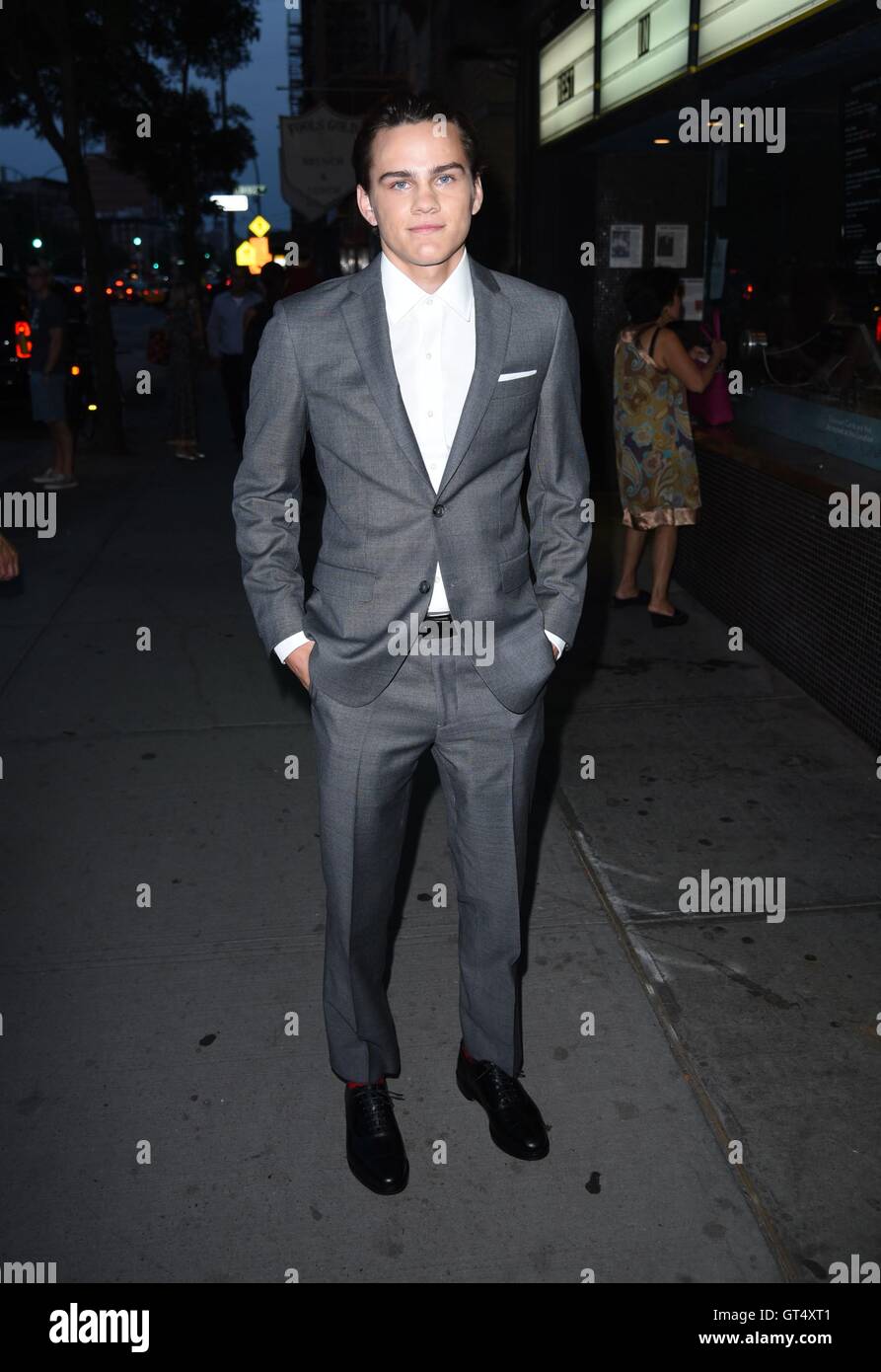 New York, NY, USA. 8th Sep, 2016. Alex Neustaedter at arrivals for ...