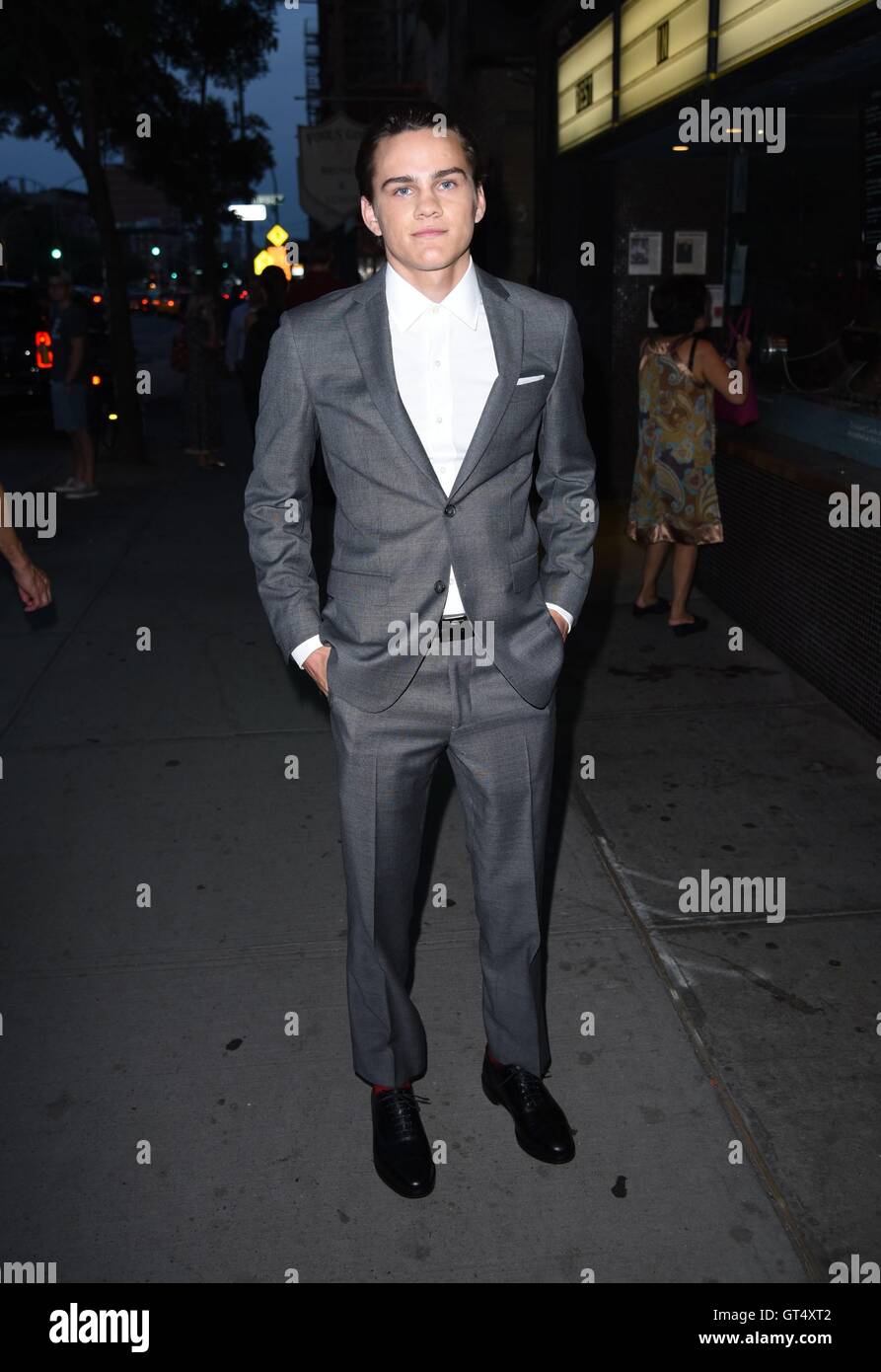 New York, NY, USA. 8th Sep, 2016. Alex Neustaedter at arrivals for ...