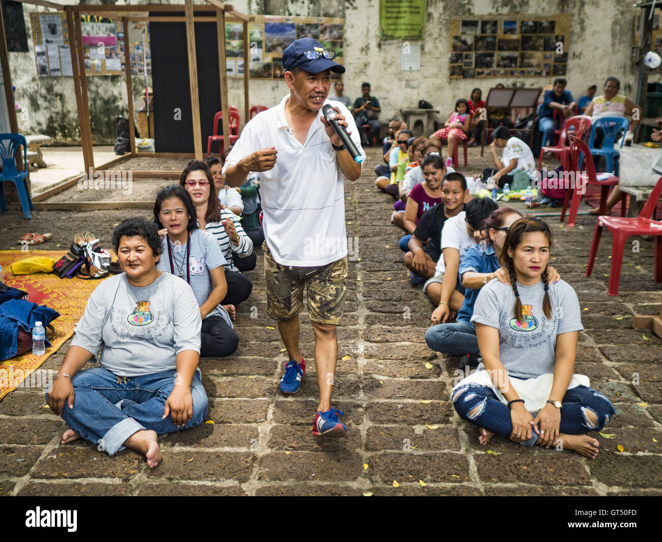 Bangkok, Bangkok, Thailand. 7th Sep, 2016. LEK, a leader of the Pom ...