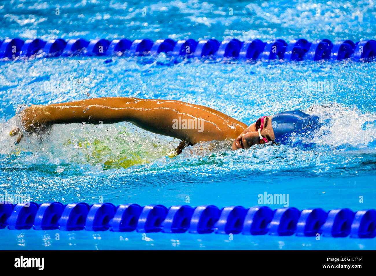 Rio De Janeiro, Brazil. 09th Sep, 2016. Camille Cruz (BRA) during the ...