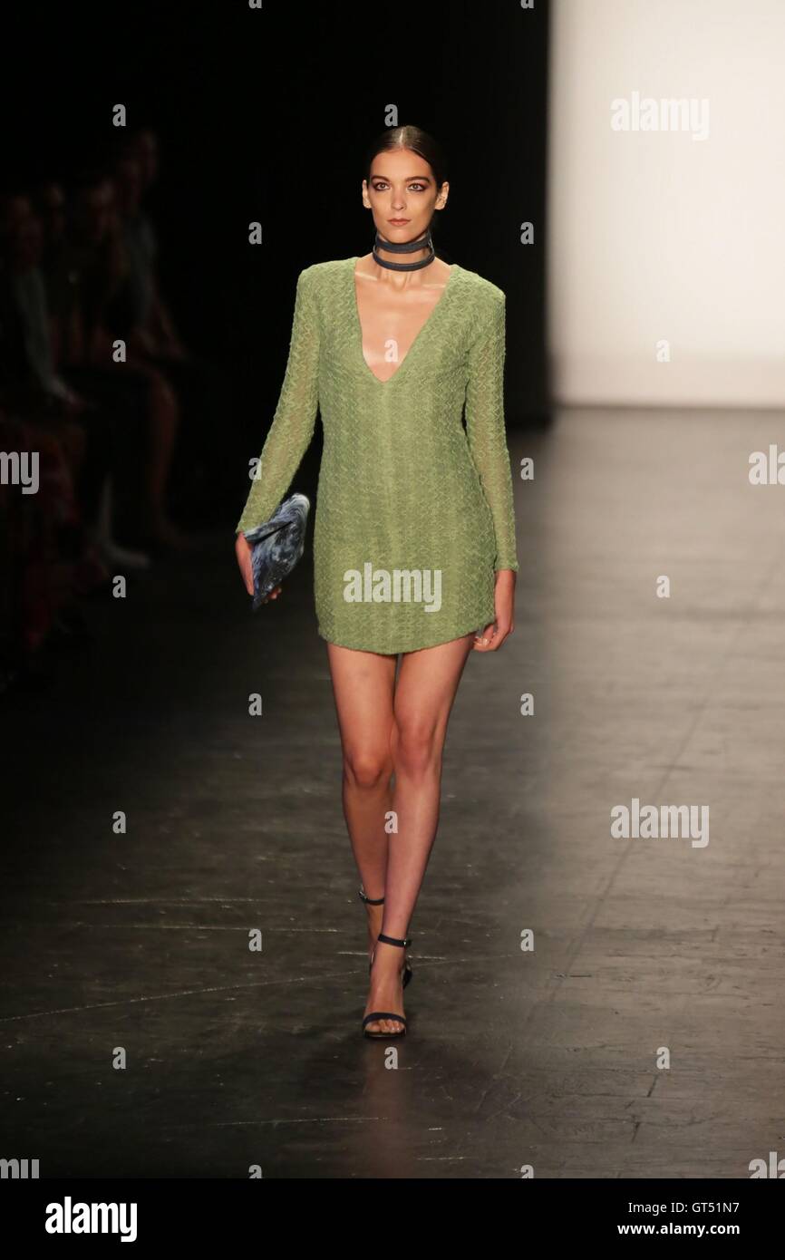 New York, NY, USA. 9th Sep, 2016. Runway Model in attendance for ...