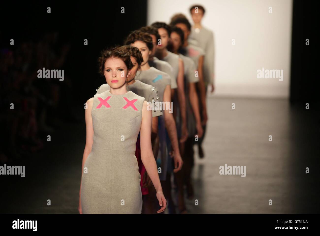 New York, NY, USA. 9th Sep, 2016. Runway Model in attendance for ...