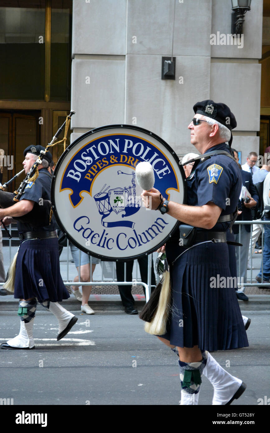 Manhattan, New York, USA. 8th Sep, 2016. NYPD led procession in Lower ...