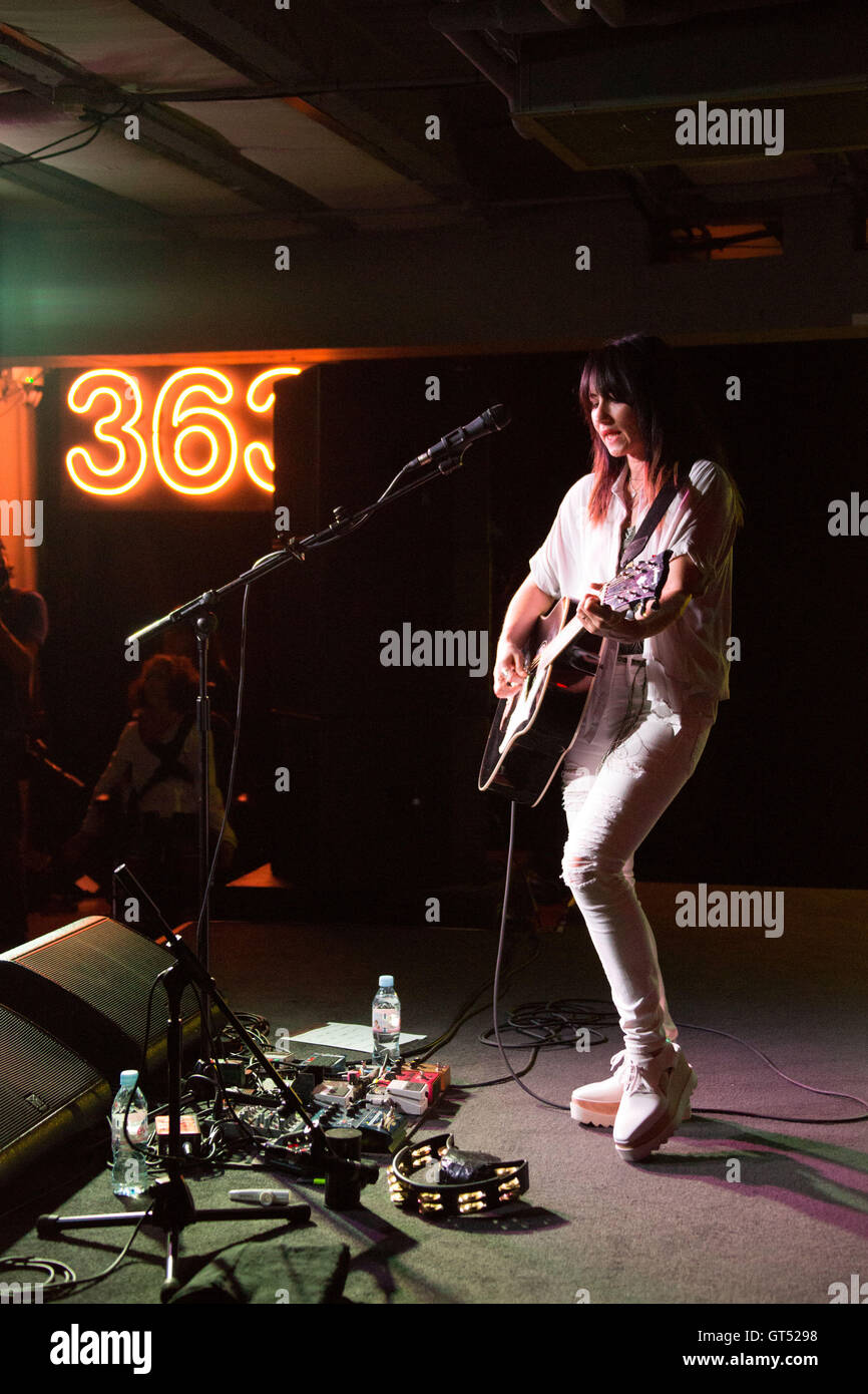 London, UK. 9th September, 2016. KT Tunstall performing a special gig ...
