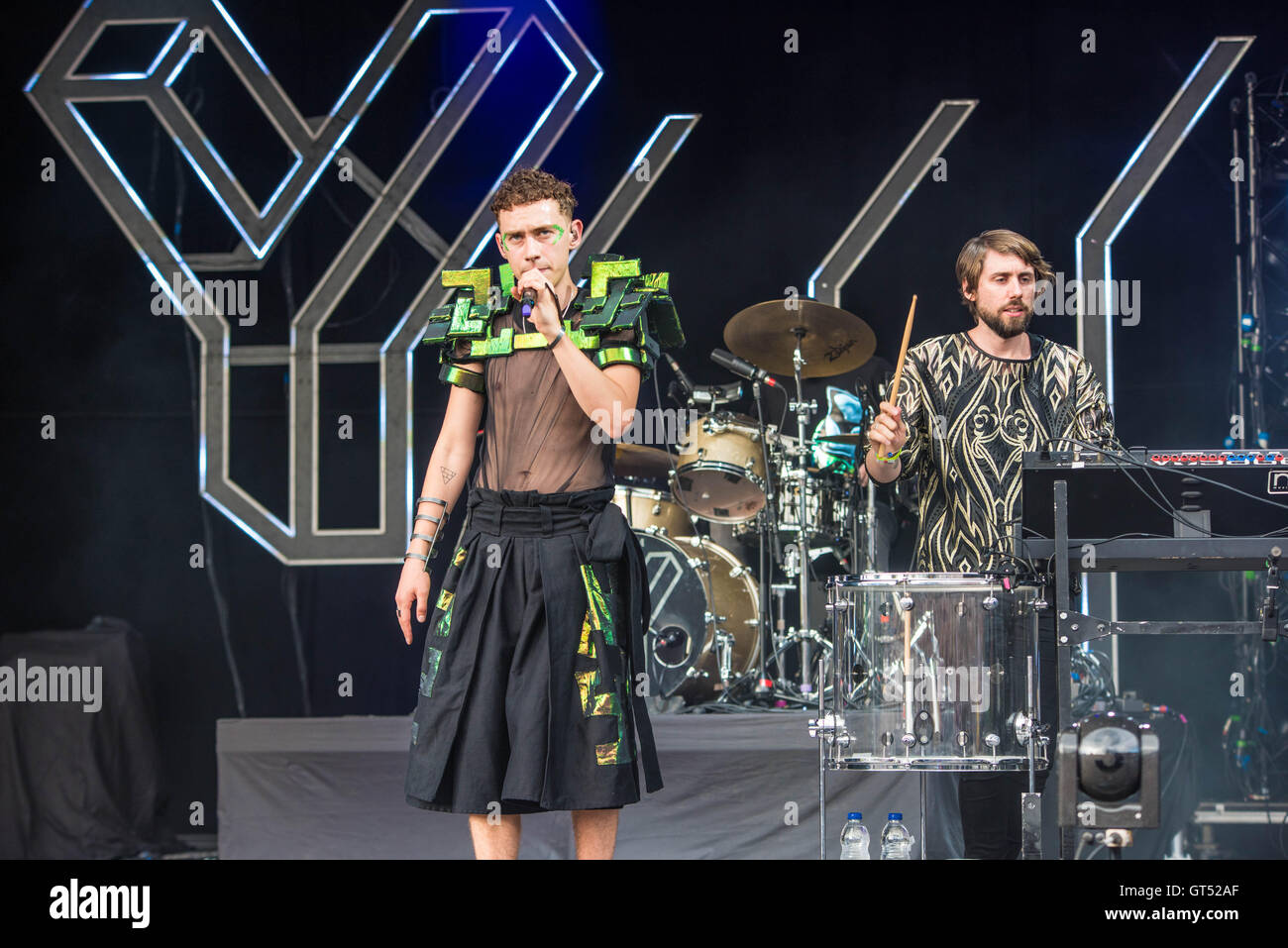 Newport, Isle of Wight, UK. 9th September, 2016. Olly Alexander & Mikey ...