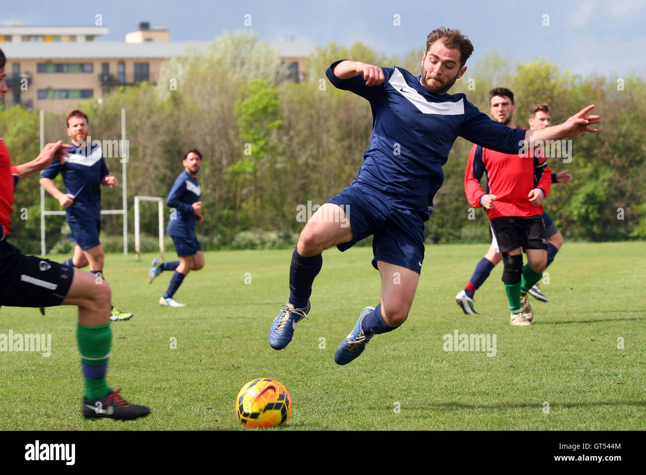 Bocca Albion (blue) vs Top Red (red) Hackney & Leyton Junior Cup Final ...