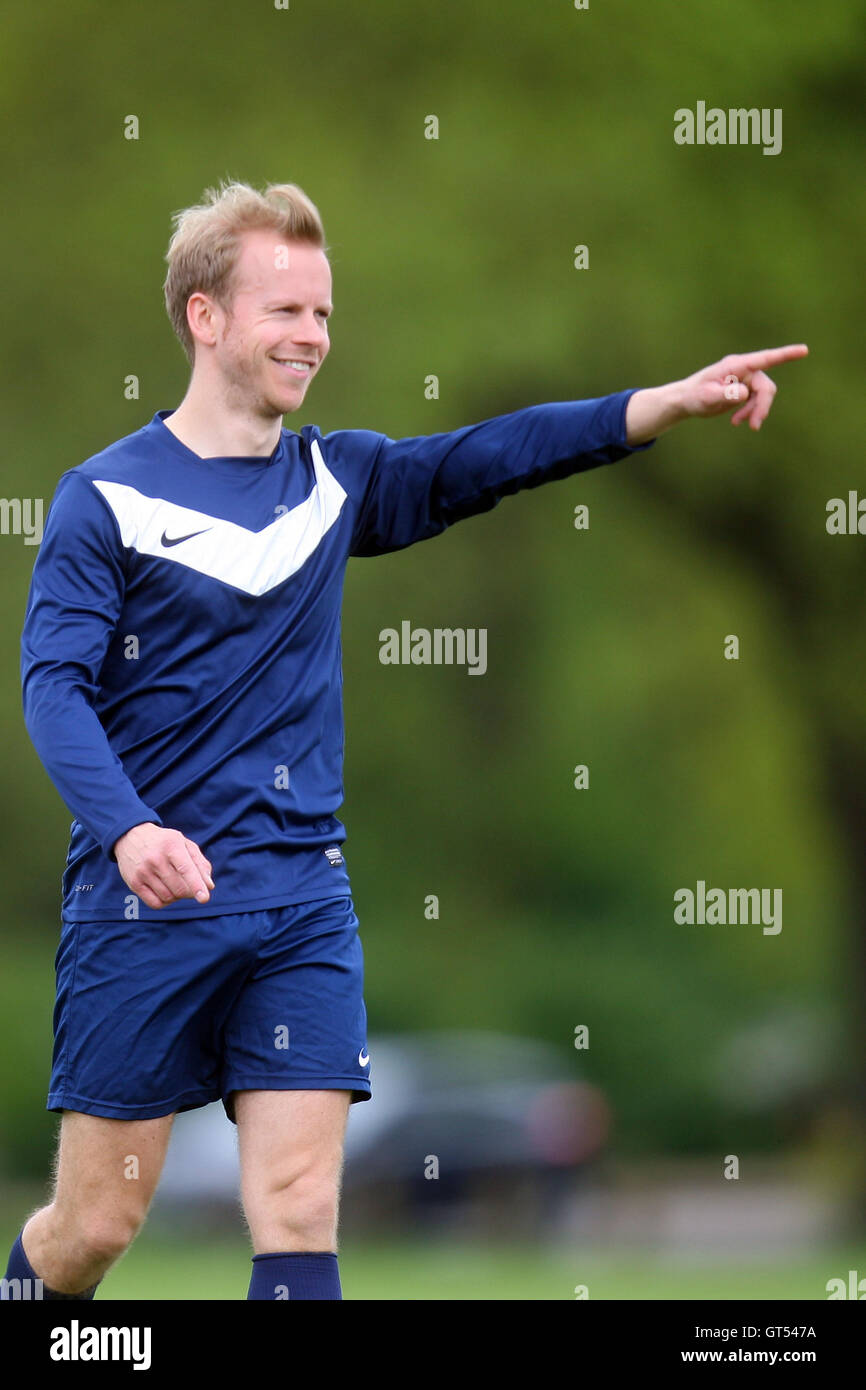 Bocca Albion celebrate converting a penalty during the shoot out ...