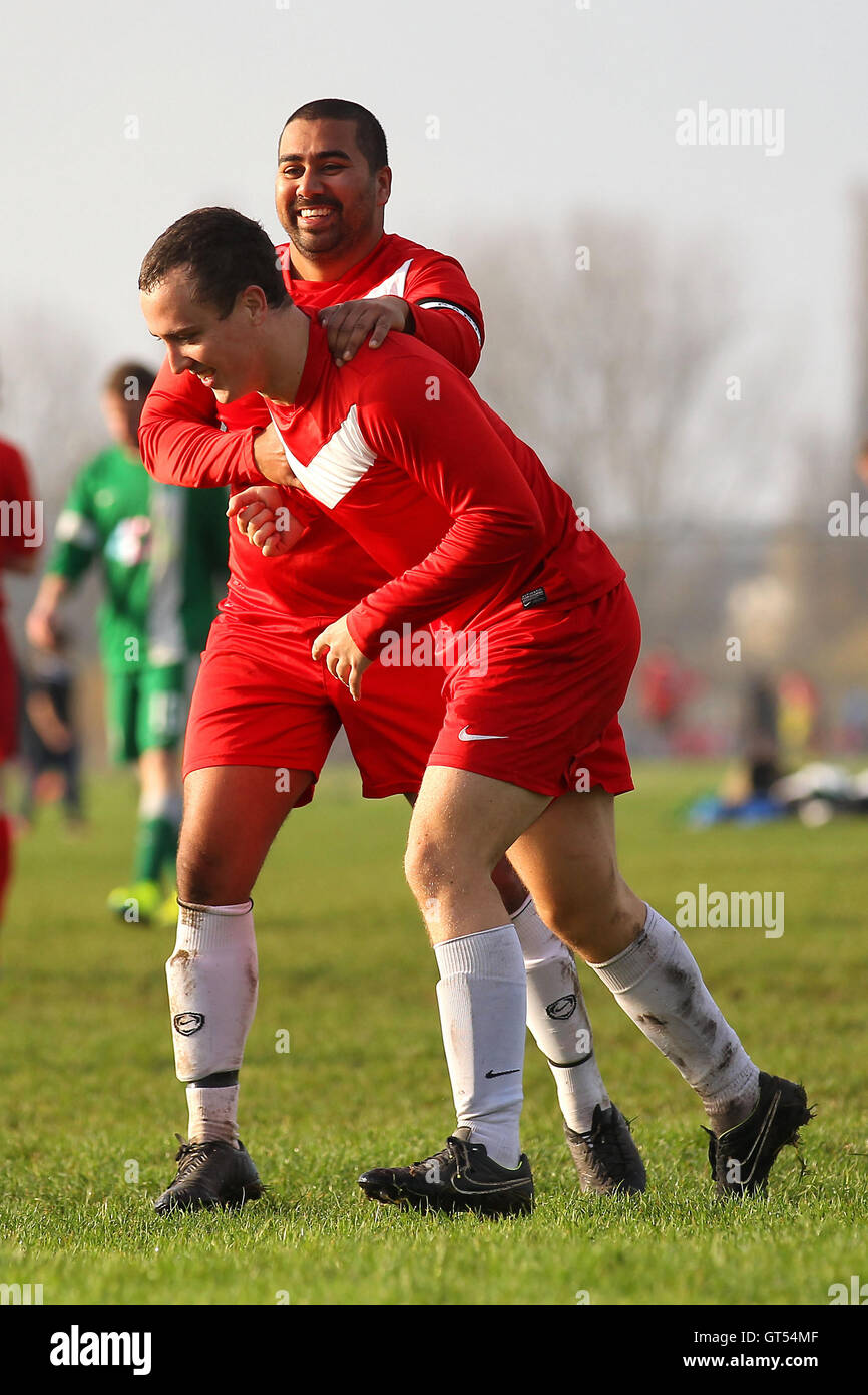Shakespeare celebrate a goal - Boston Celtics (green/white) vs ...