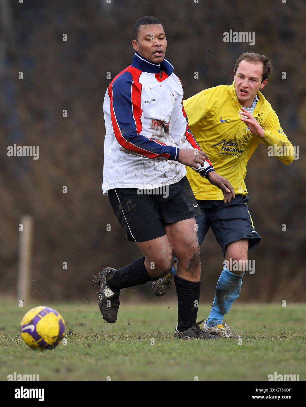 Clapton Rangers (yellow) vs Three Compasses - Hackney & Leyton Sunday ...