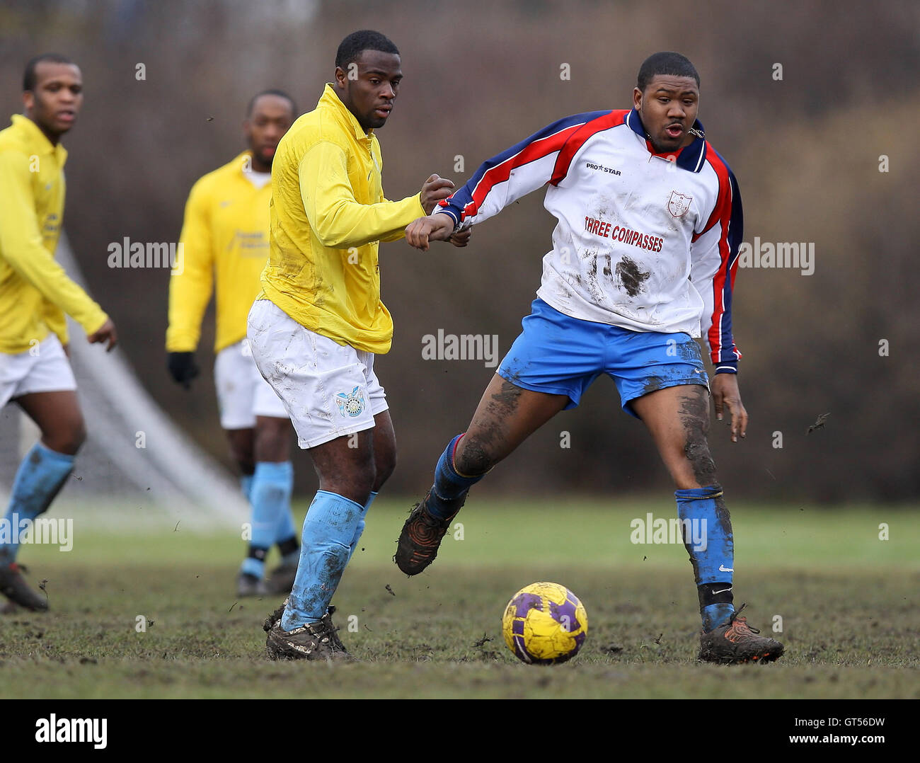 Clapton Rangers (yellow) vs Three Compasses - Hackney & Leyton Sunday ...