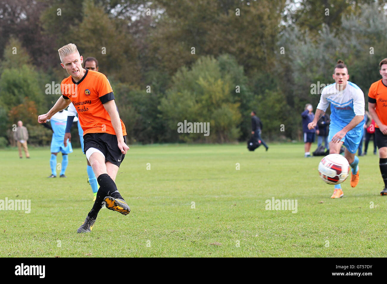 Mustard score their first goal from the penalty spot - Clapton Rangers ...