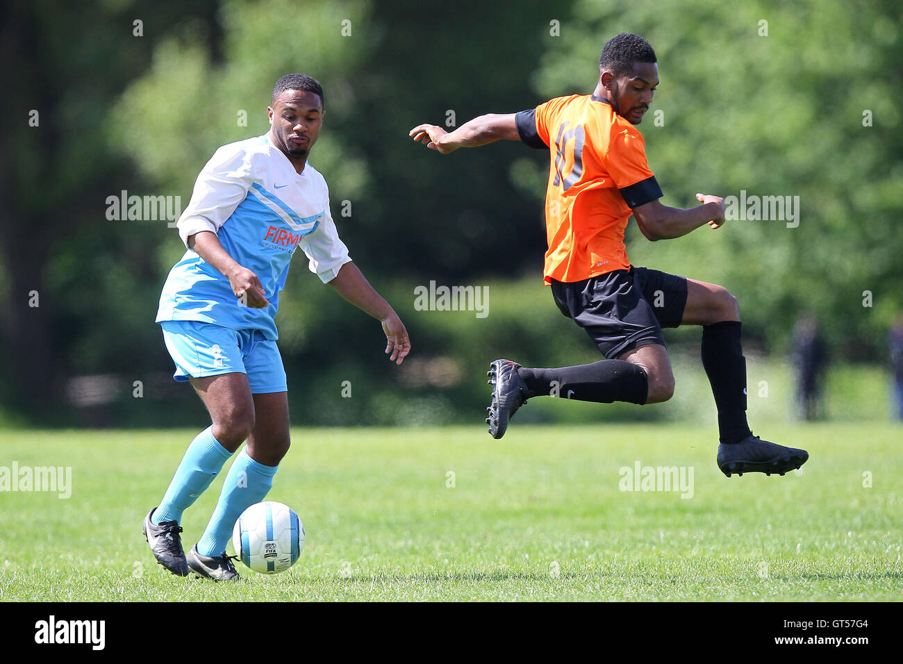 Clapton Rangers (blue/white) vs Mustard - Hackney & Leyton Sunday ...