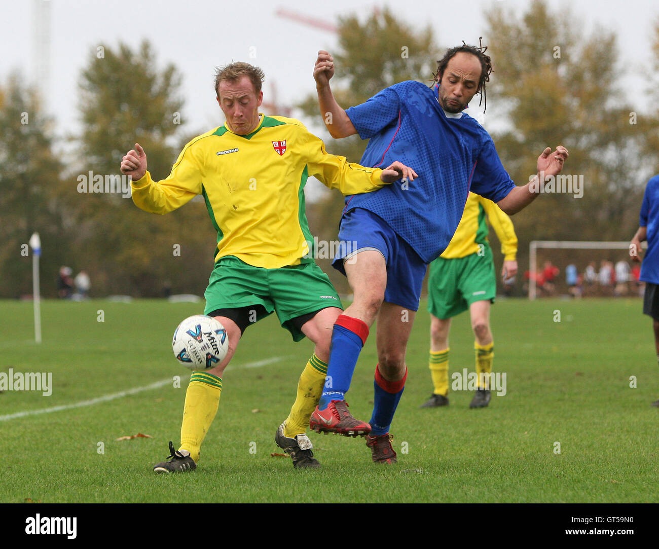 East London (yellow) vs Jay Cubed - Hackney & Leyton League at South ...