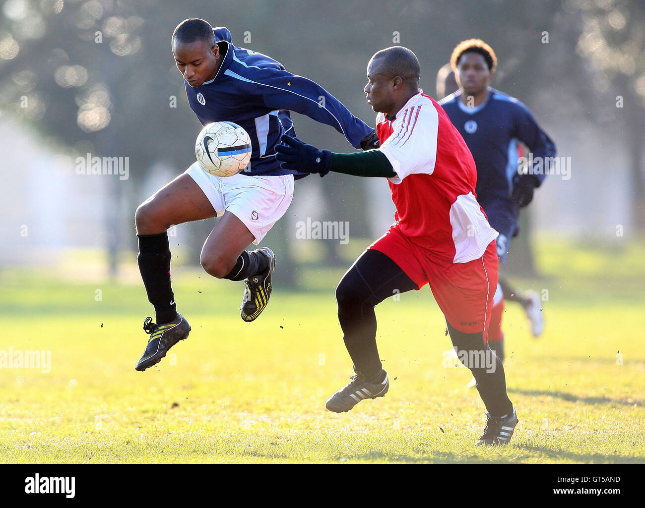 Eureka (blue) vs Irawo Reds - Hackney & Leyton League at Victoria Park ...