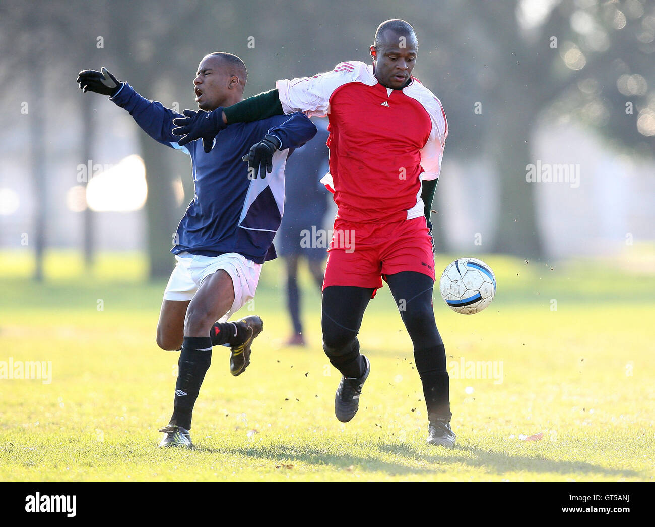 Eureka (blue) vs Irawo Reds - Hackney & Leyton League at Victoria Park ...