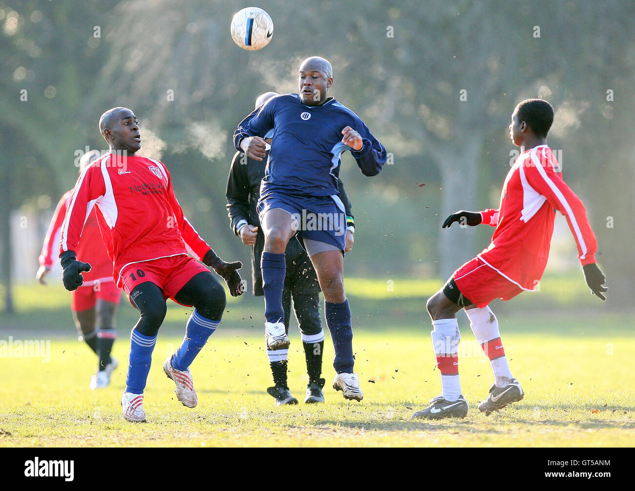 Eureka (blue) vs Irawo Reds - Hackney & Leyton League at Victoria Park ...