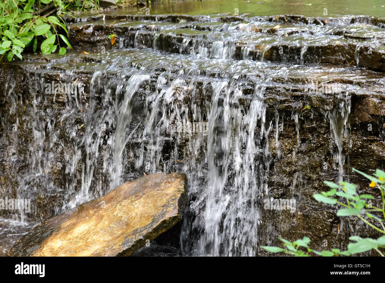 Waterfall in the Wilderness Stock Photo - Alamy