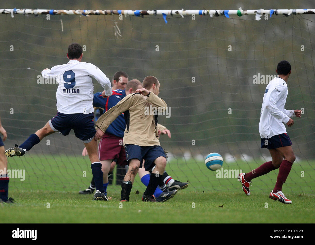 Mile End score their second goal for 2-1 - Gascoyne vs Mile End ...