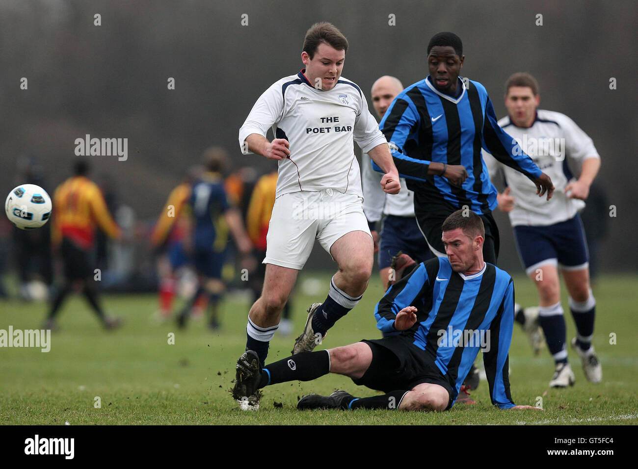 Hackney Borough (blue/black) vs Wounded Knee (white/blue) - Hackney ...