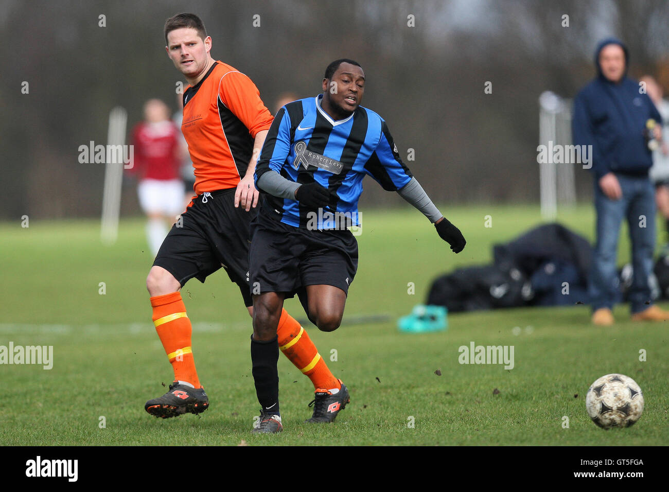 Hackney Borough (blue/black) vs Wharfhampton - Hackney & Leyton Sunday ...