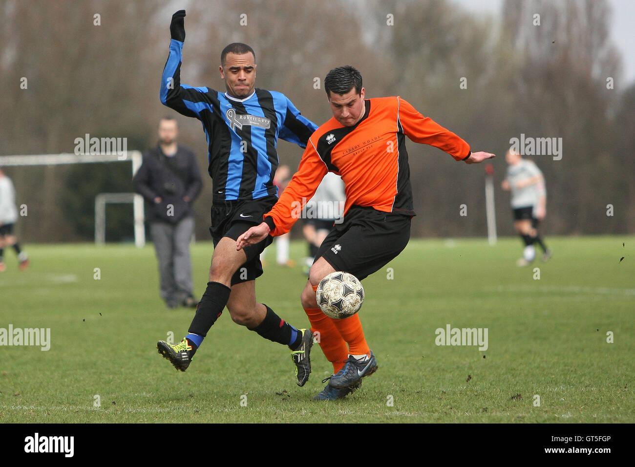 Hackney Borough (blue/black) vs Wharfhampton - Hackney & Leyton Sunday ...