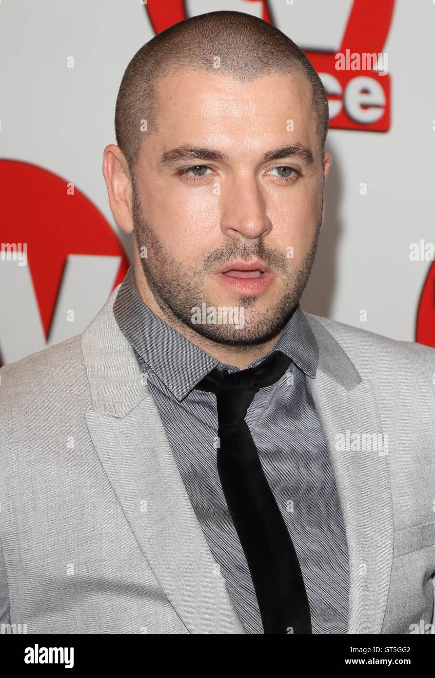 London, UK. Shayne Ward at The TV Choice Awards 2016 at the Dorchester ...