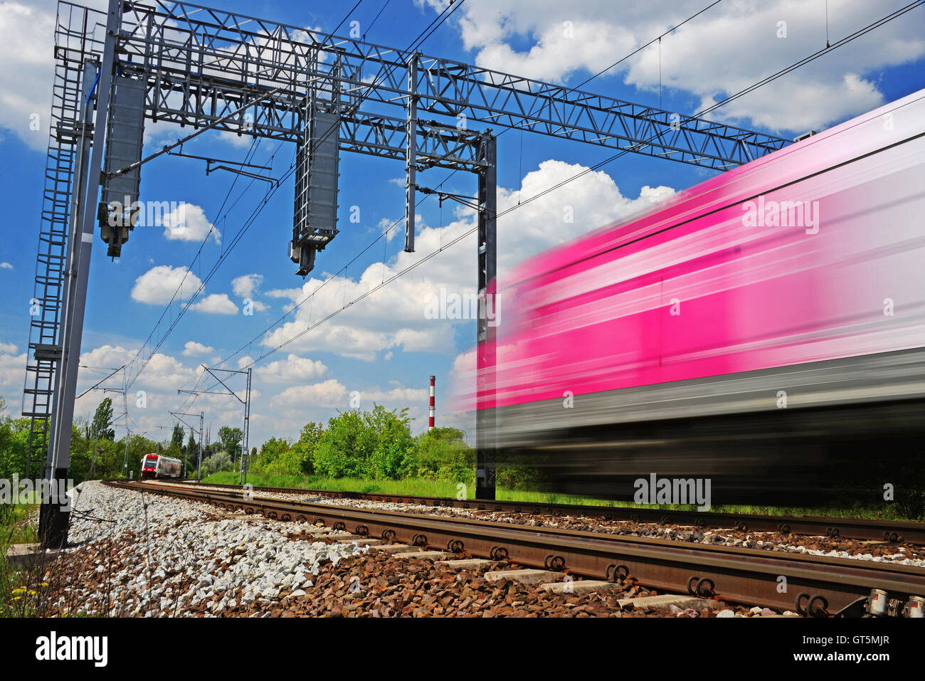 Electric passenger train hi-res stock photography and images - Alamy