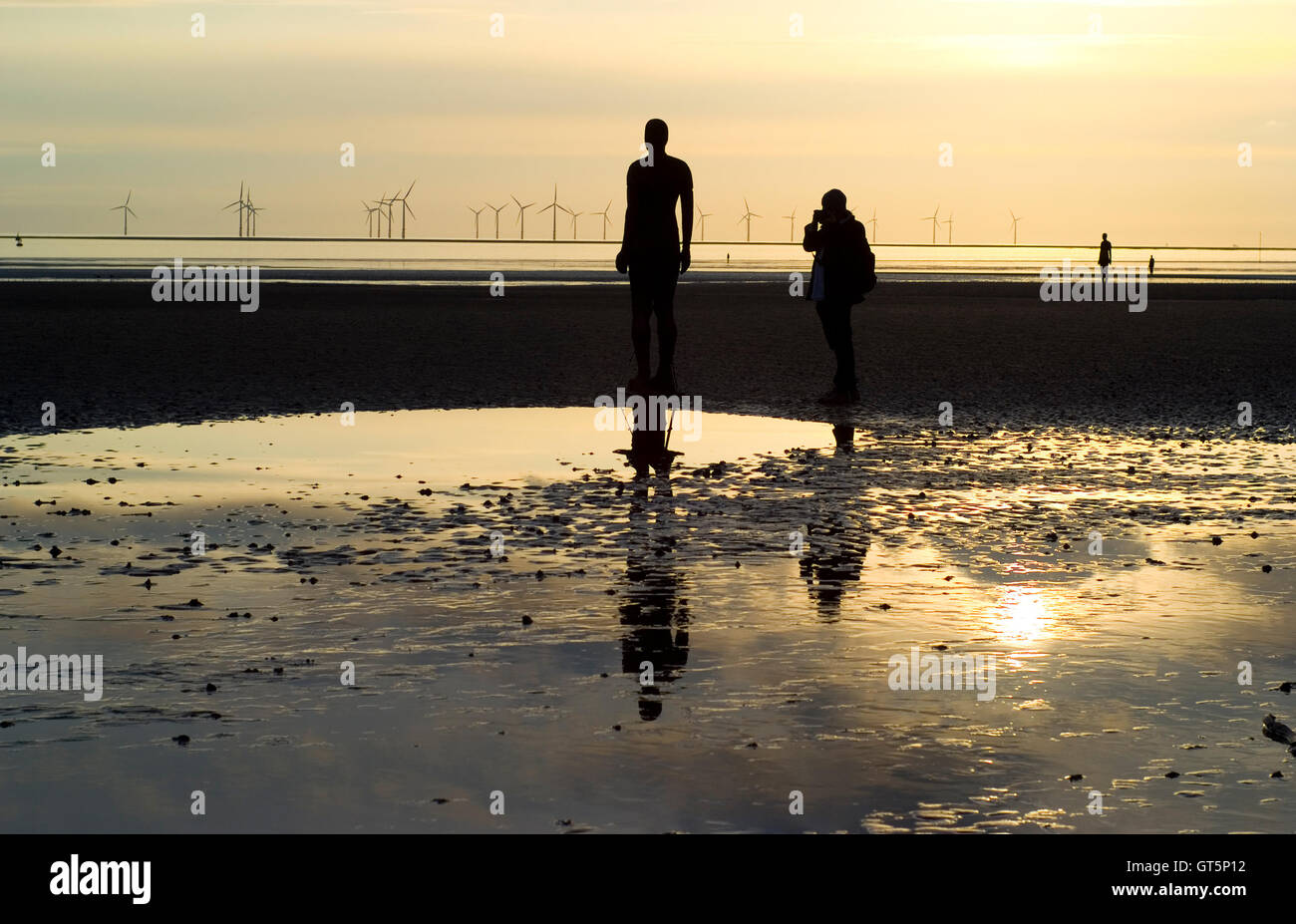 Anthony Gormley, Another Place Art installation, Crosby Beach ...