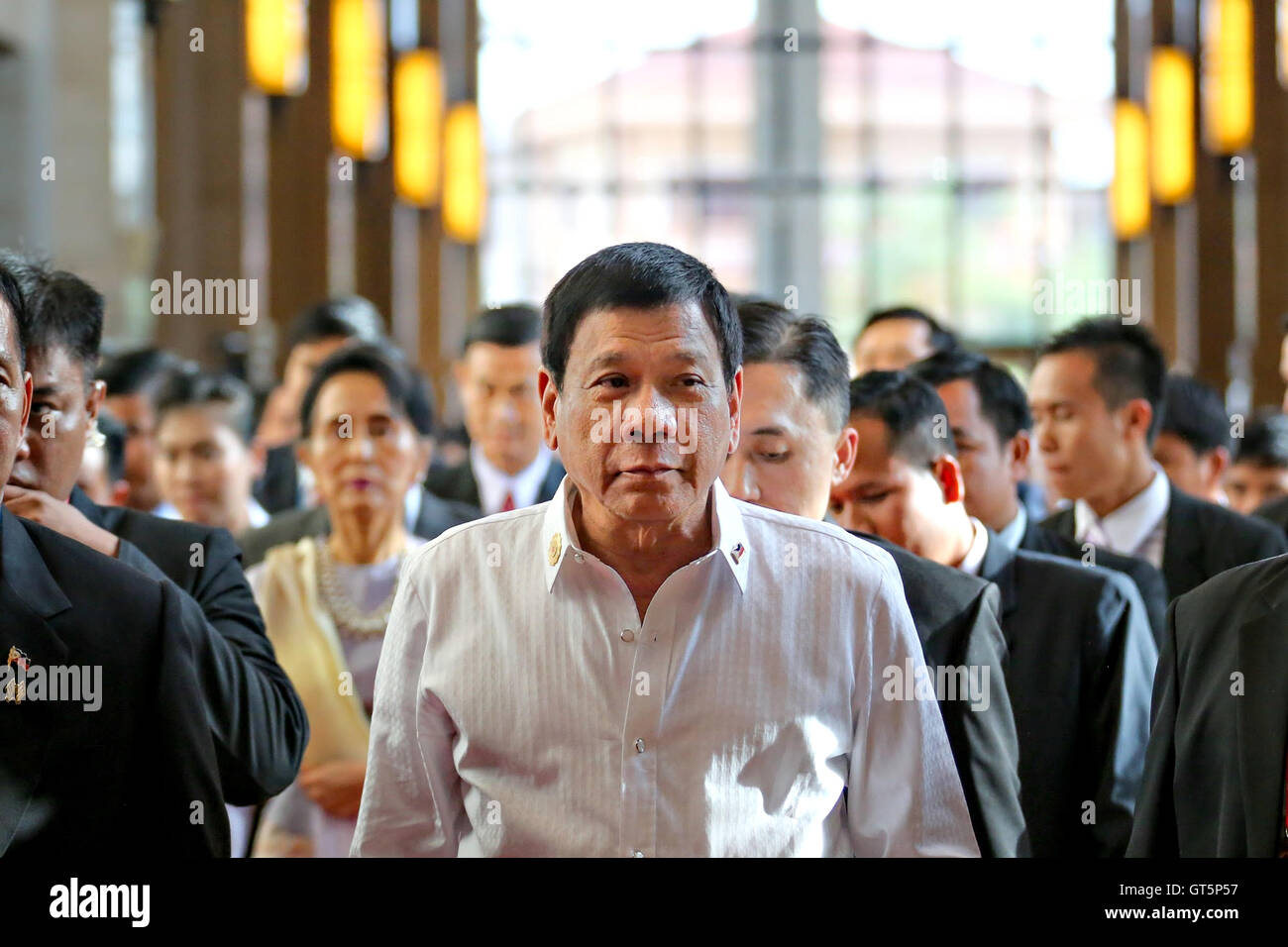 Philippine President Rodrigo Duterte during the ASEAN Summit meeting ...