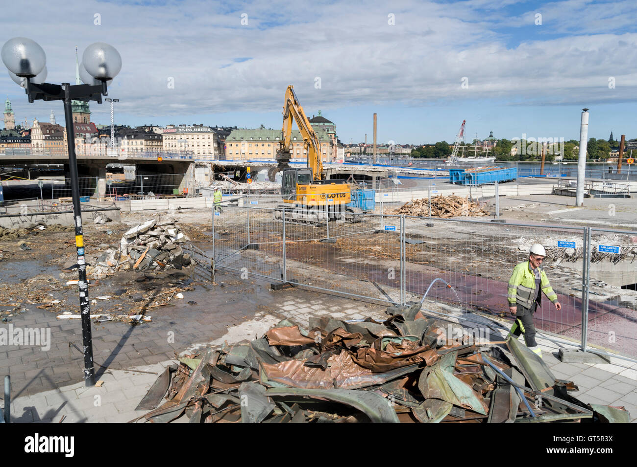 The reconstruction of Slussen traffic junction in central Stockholm ...