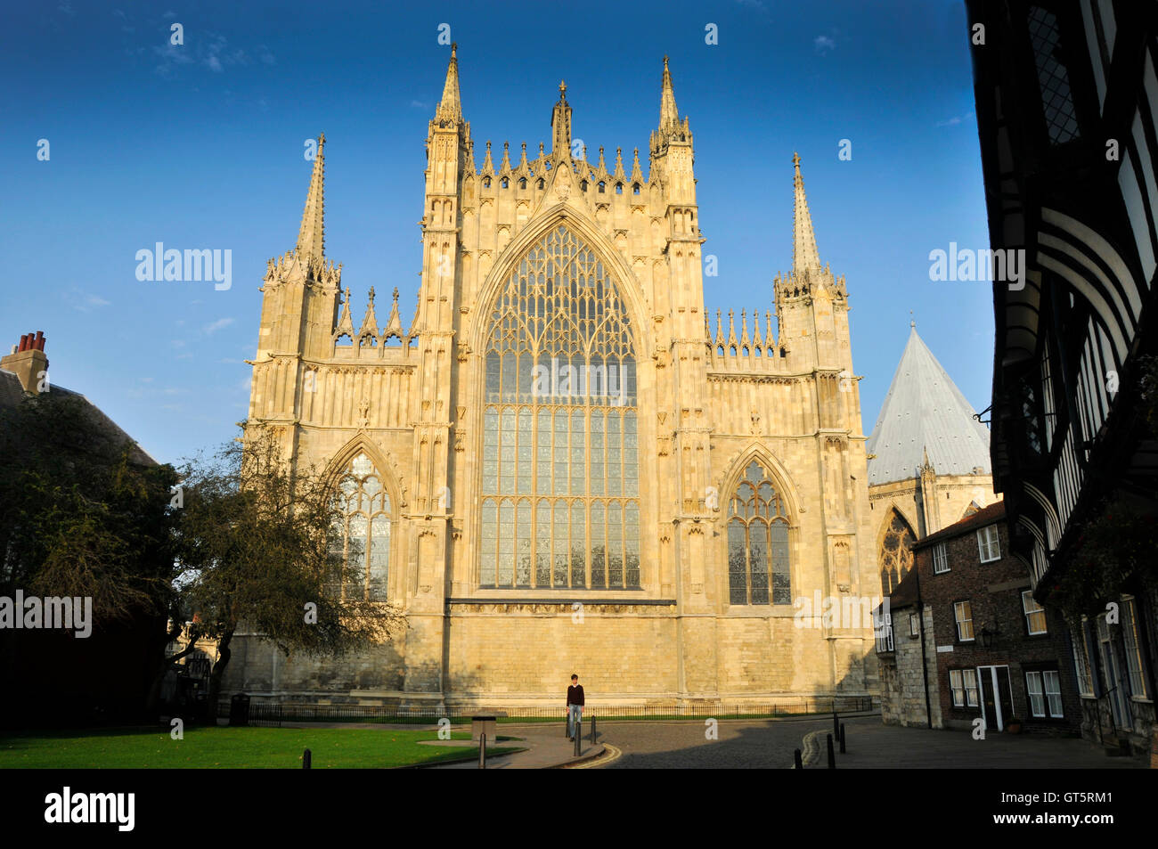 York Minster Great East Window Stock Photo - Alamy
