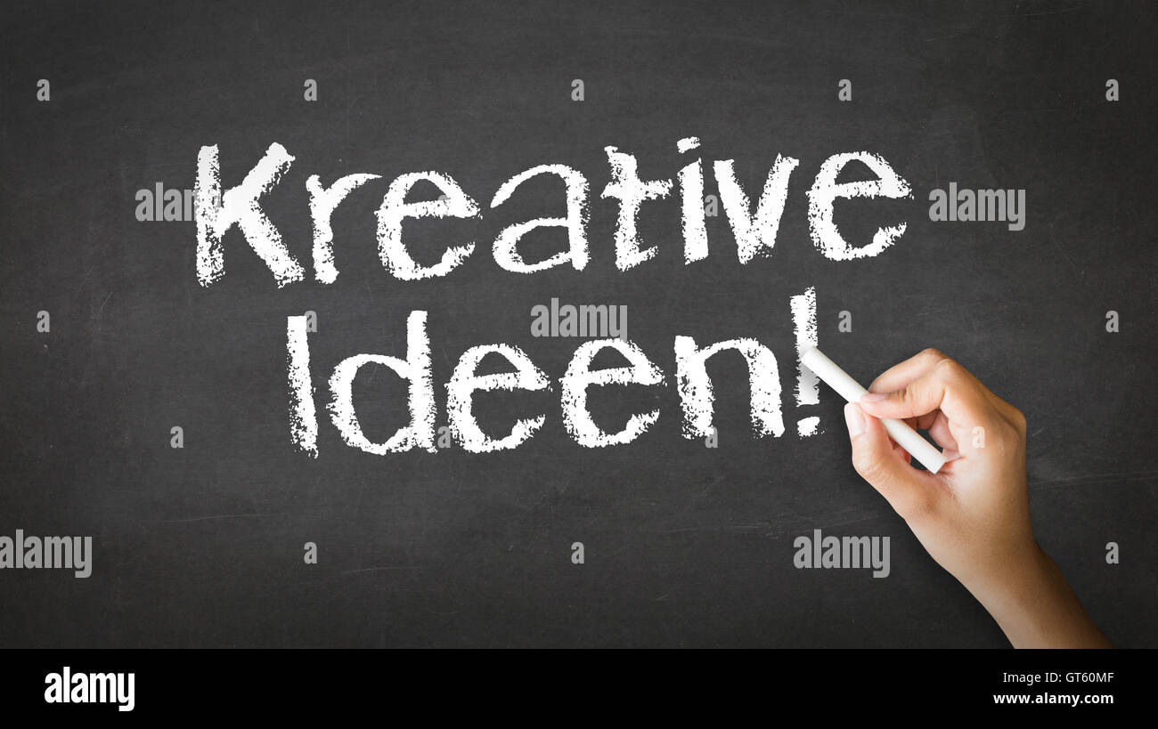 Creative ideas (In German Stock Photo - Alamy