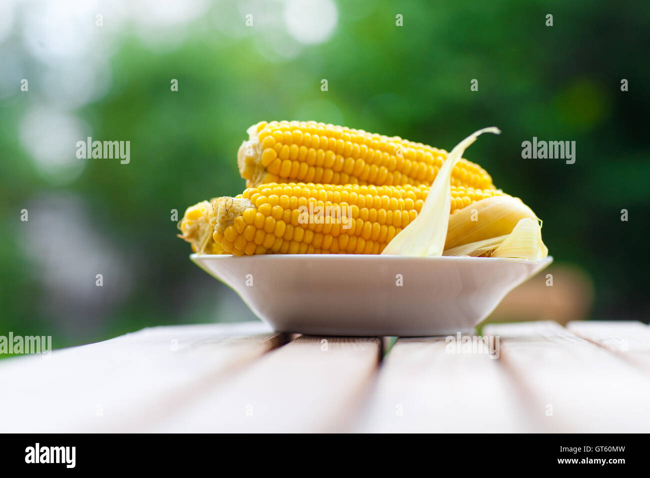 maizes on the plate Stock Photo - Alamy