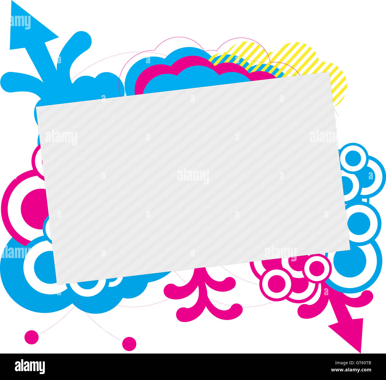 blank board with designing shapes at background Stock Photo - Alamy