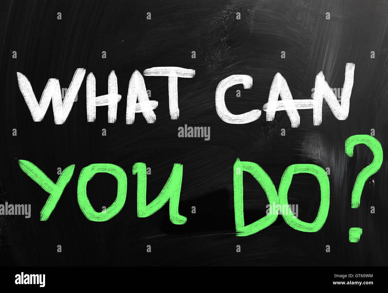 What can you do Stock Photo - Alamy