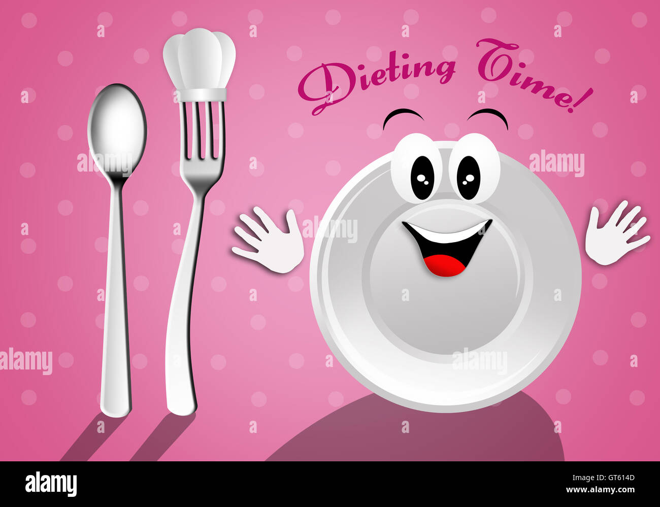 Eating control concept time hi-res stock photography and images - Alamy
