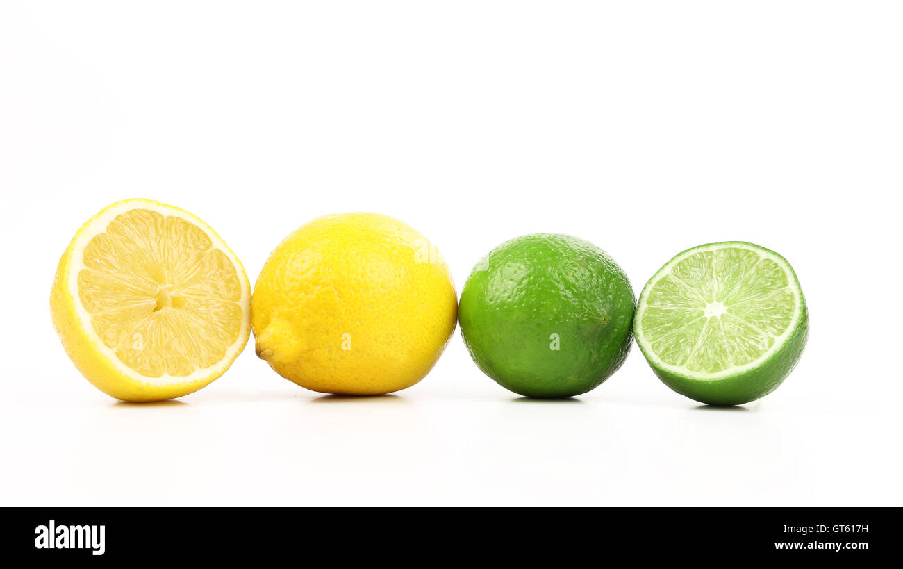 Lemon limes slices hi-res stock photography and images - Alamy
