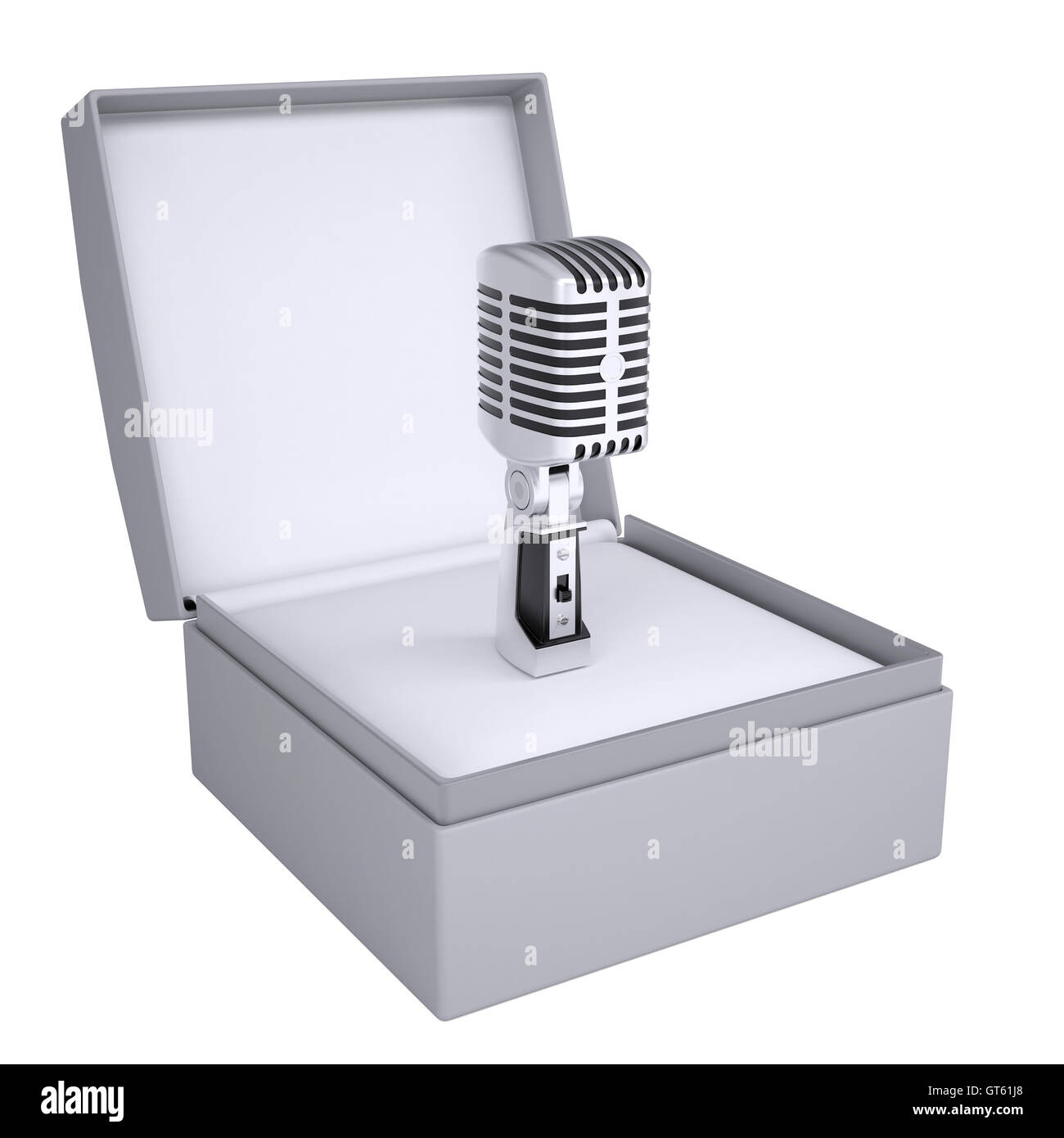 Square microphone Cut Out Stock Images & Pictures - Alamy