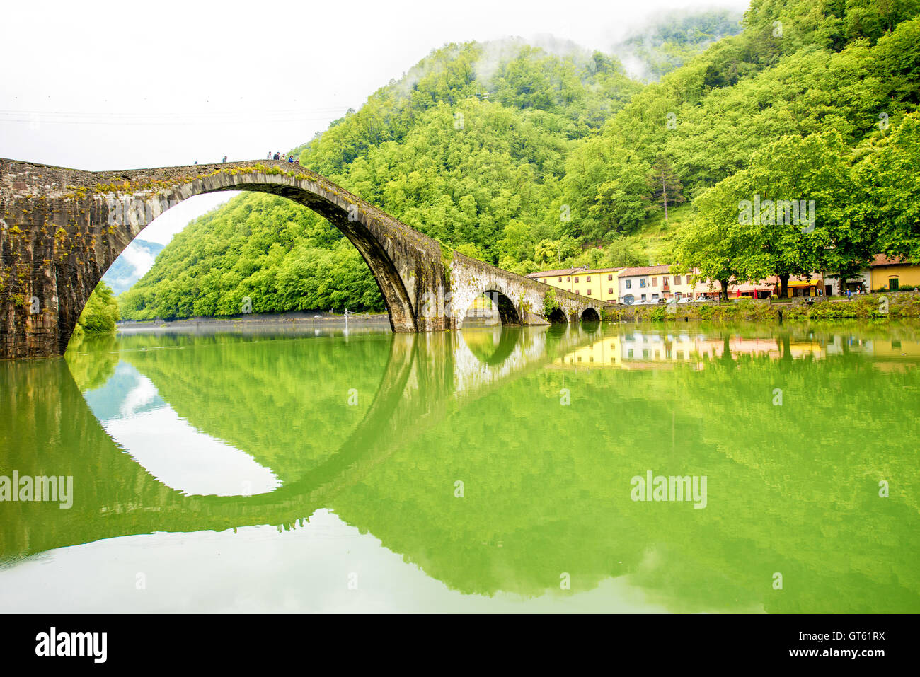 Devil's Bridge in Italy Stock Photo - Alamy