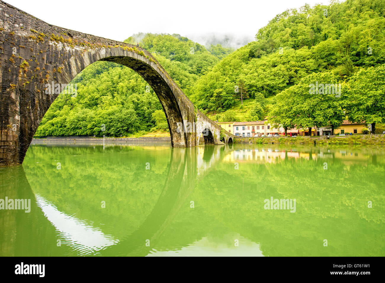 Devil's Bridge in Italy Stock Photo - Alamy
